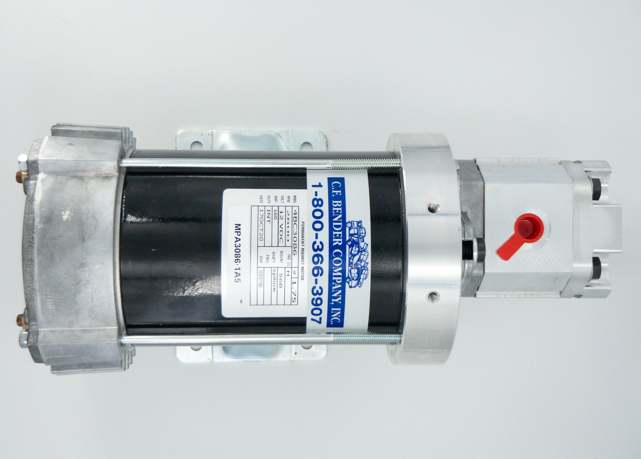 3086, Pump and Motor with Relief, 12v – C.F. Bender Company